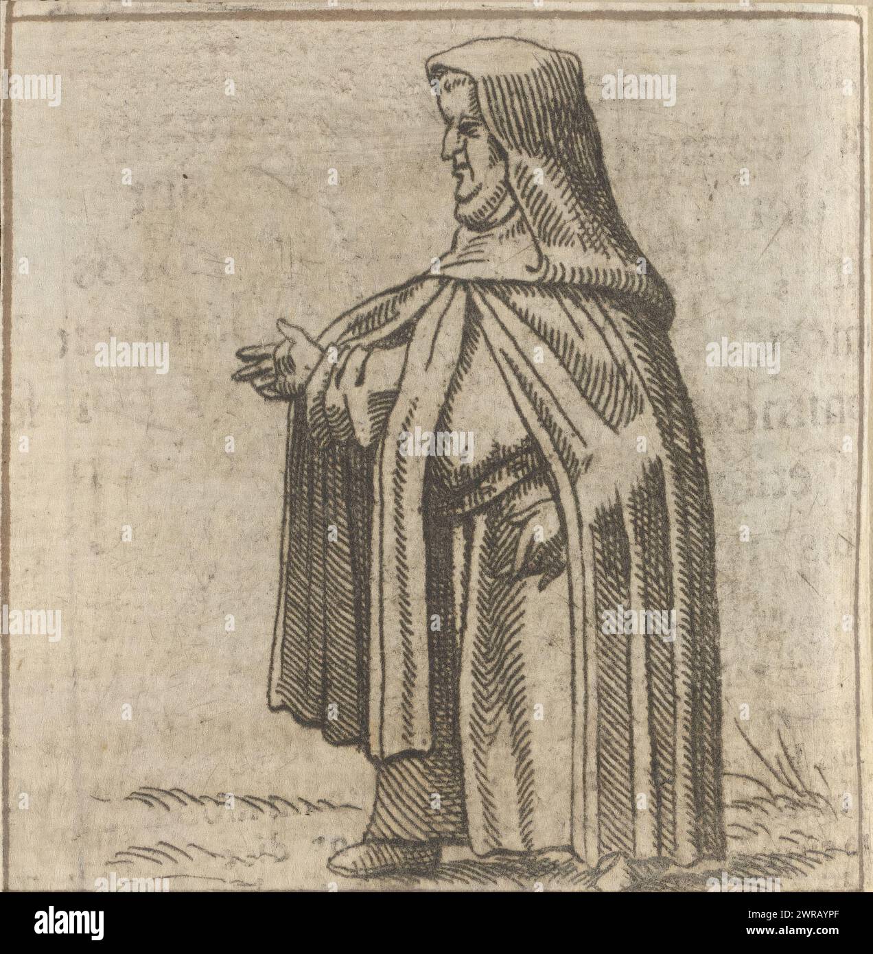 Fat monk, Illustrations from the Praise of Folly (series title), print ...