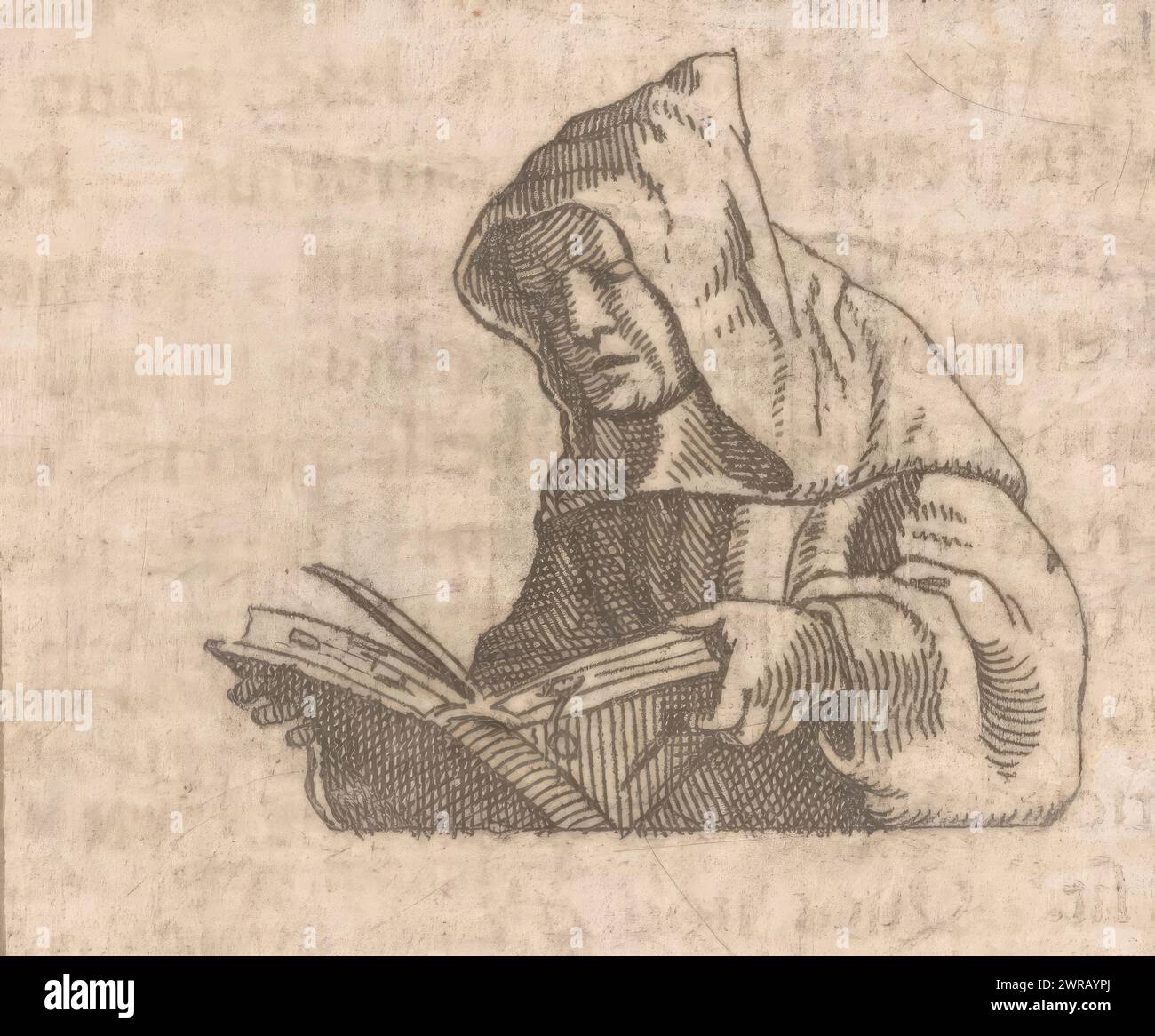 Reading monk, Illustrations from the Praise of Folly (series title ...