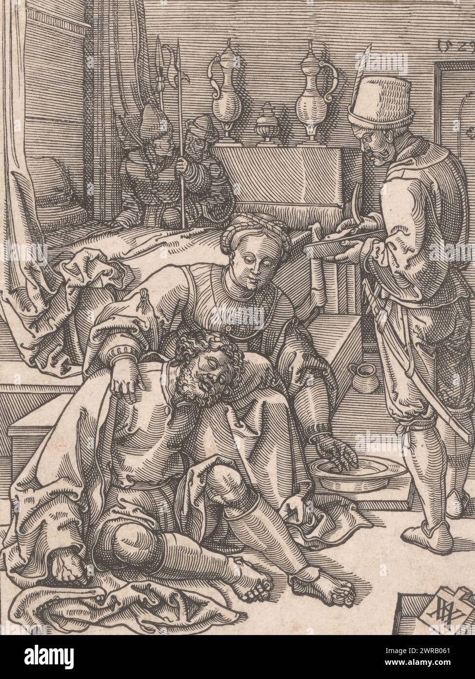 Samson and Delilah, Biblical scenes (series title), print maker ...