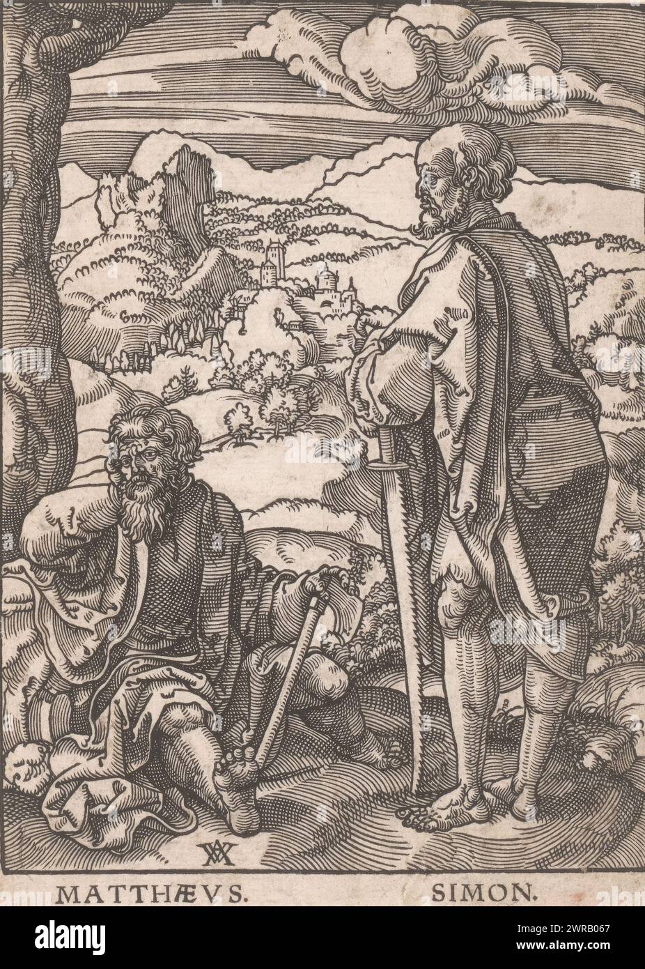 Apostles Matthew and Simon, Twelve Apostles in pairs (series title ...