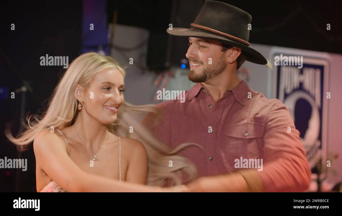 FARMER WANTS A WIFE, from left: Dater Kait Smith, Farmer Mitchell ...