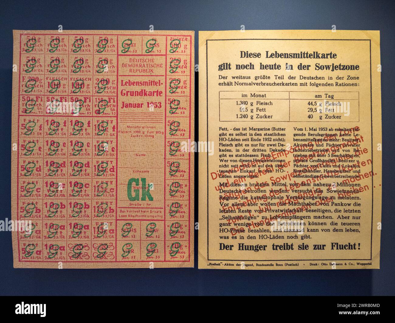 Ration card hi-res stock photography and images - Alamy