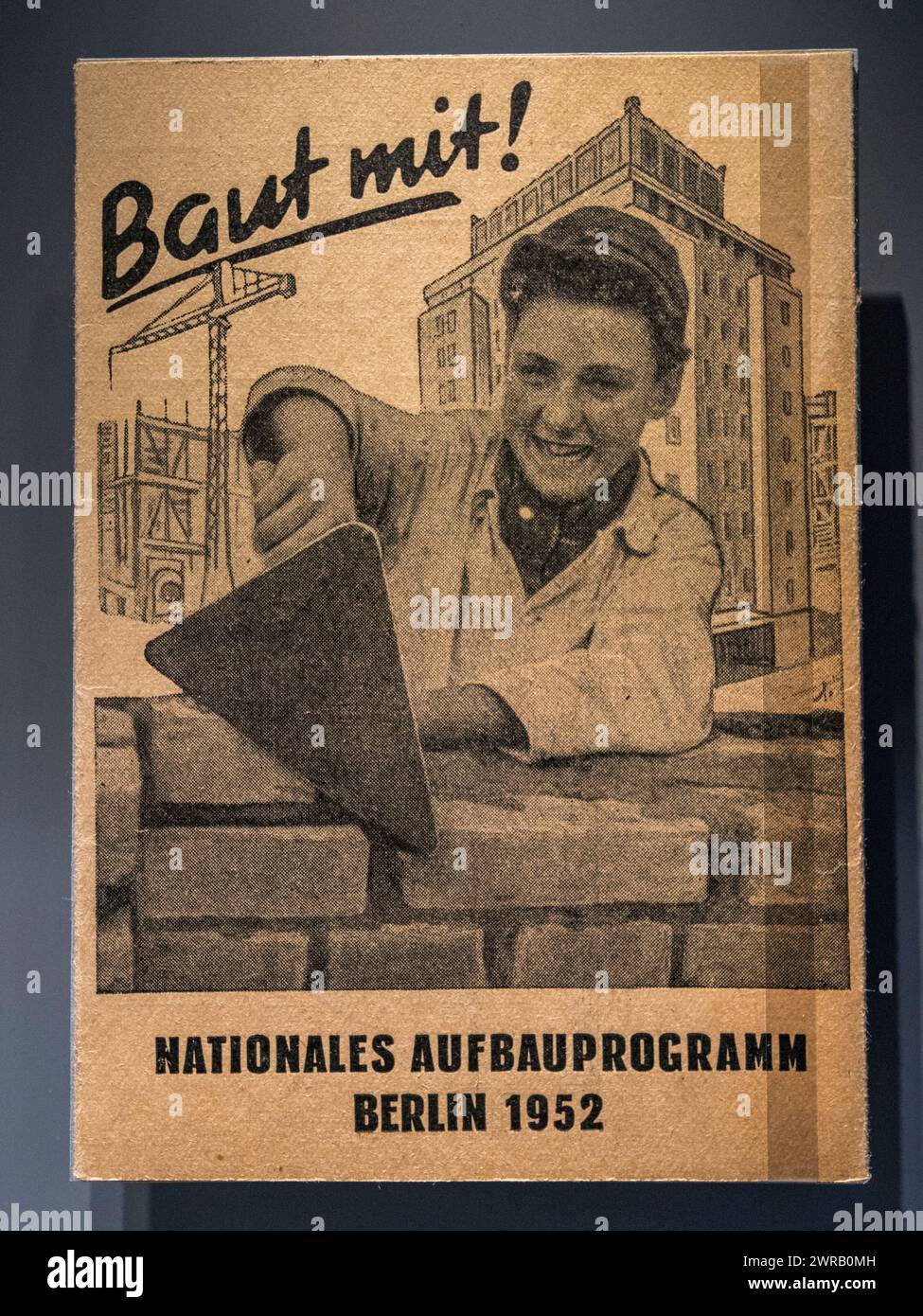 National Building Programme volunteer poster on display in the ...