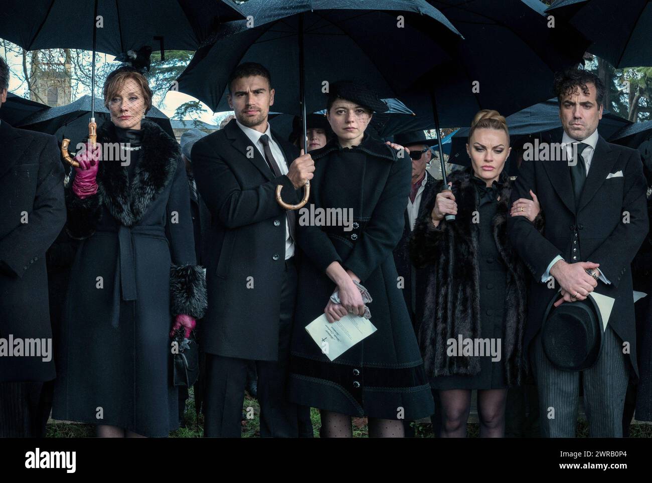 THE GENTLEMEN, from left: Joely Richardson, Theo James, Jasmine ...