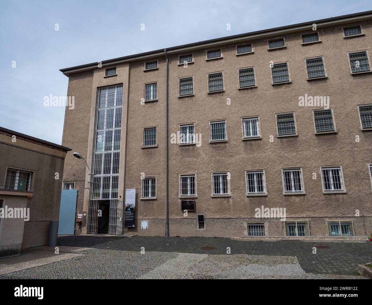 Exterior view of the Cell wing/New Building in the former Cold War ...