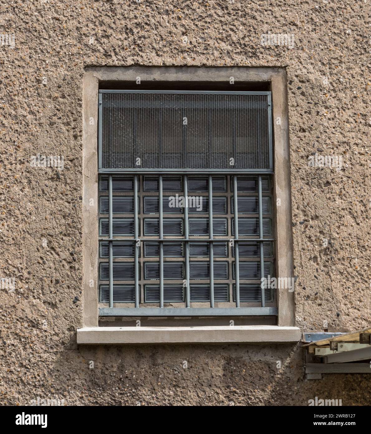 Exterior view of a cell window the Cell Wing in the former Cold War ...