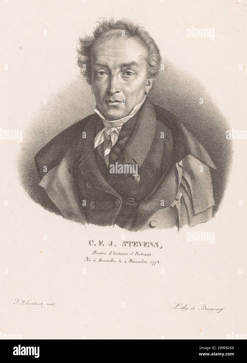 Portrait of C.F.J. Stevens, C.F.J. Stevens (title on object), Portraits ...