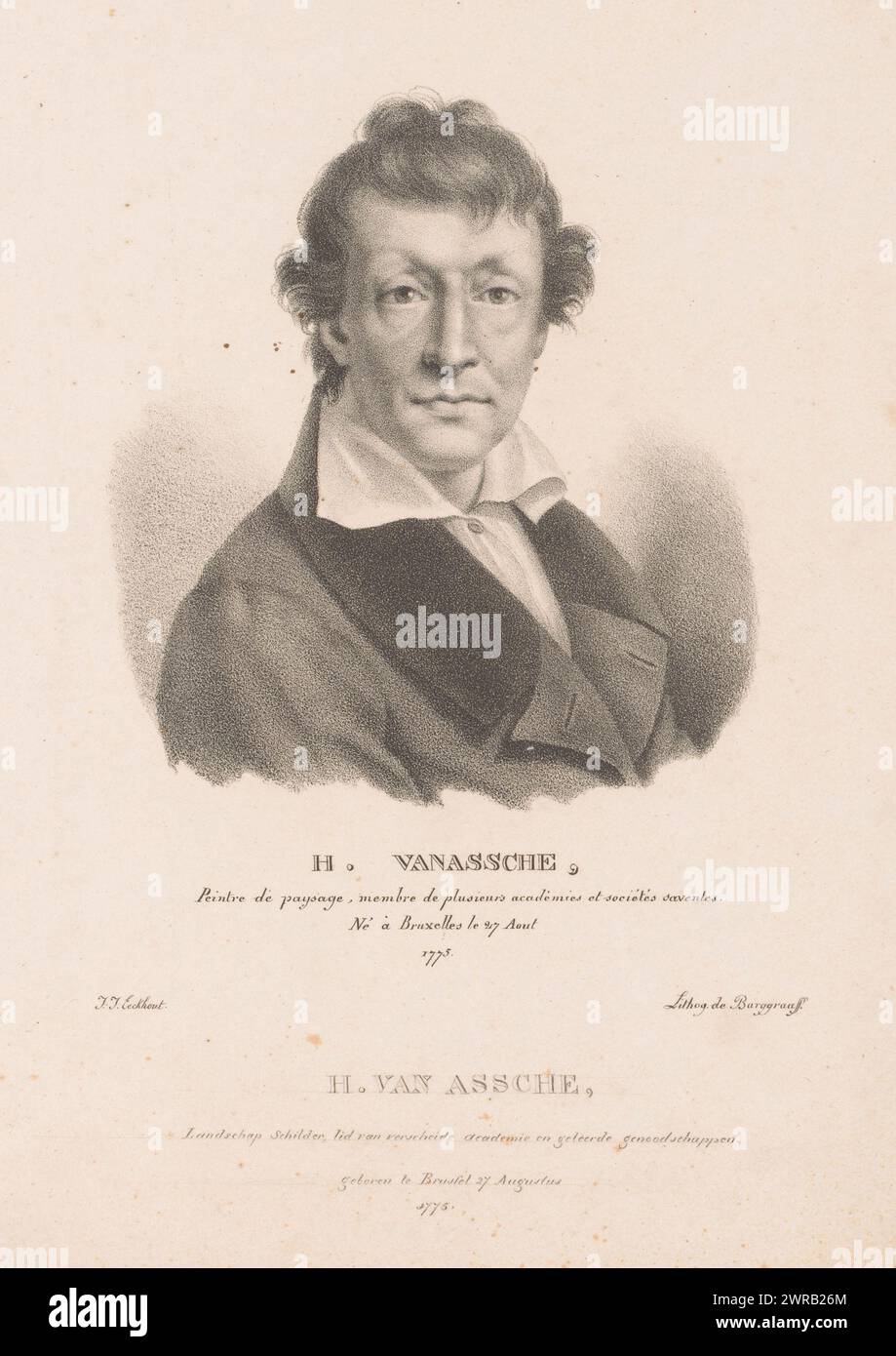 Portrait of Henri van Assche, H. Vanassche (title on object), Portraits ...