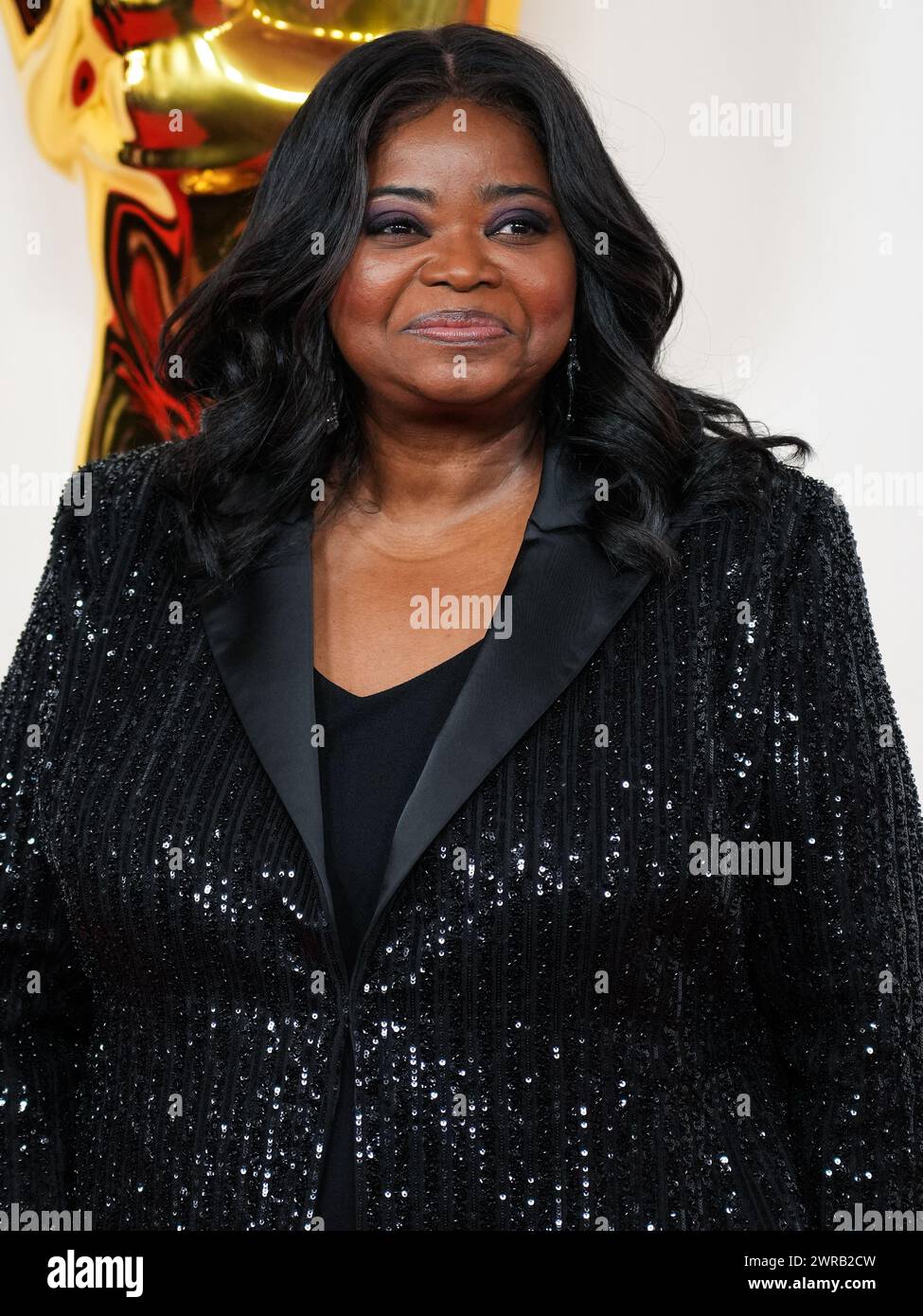 Los Angeles, USA. 10th Mar, 2024. Octavia Spencer walking on the red ...