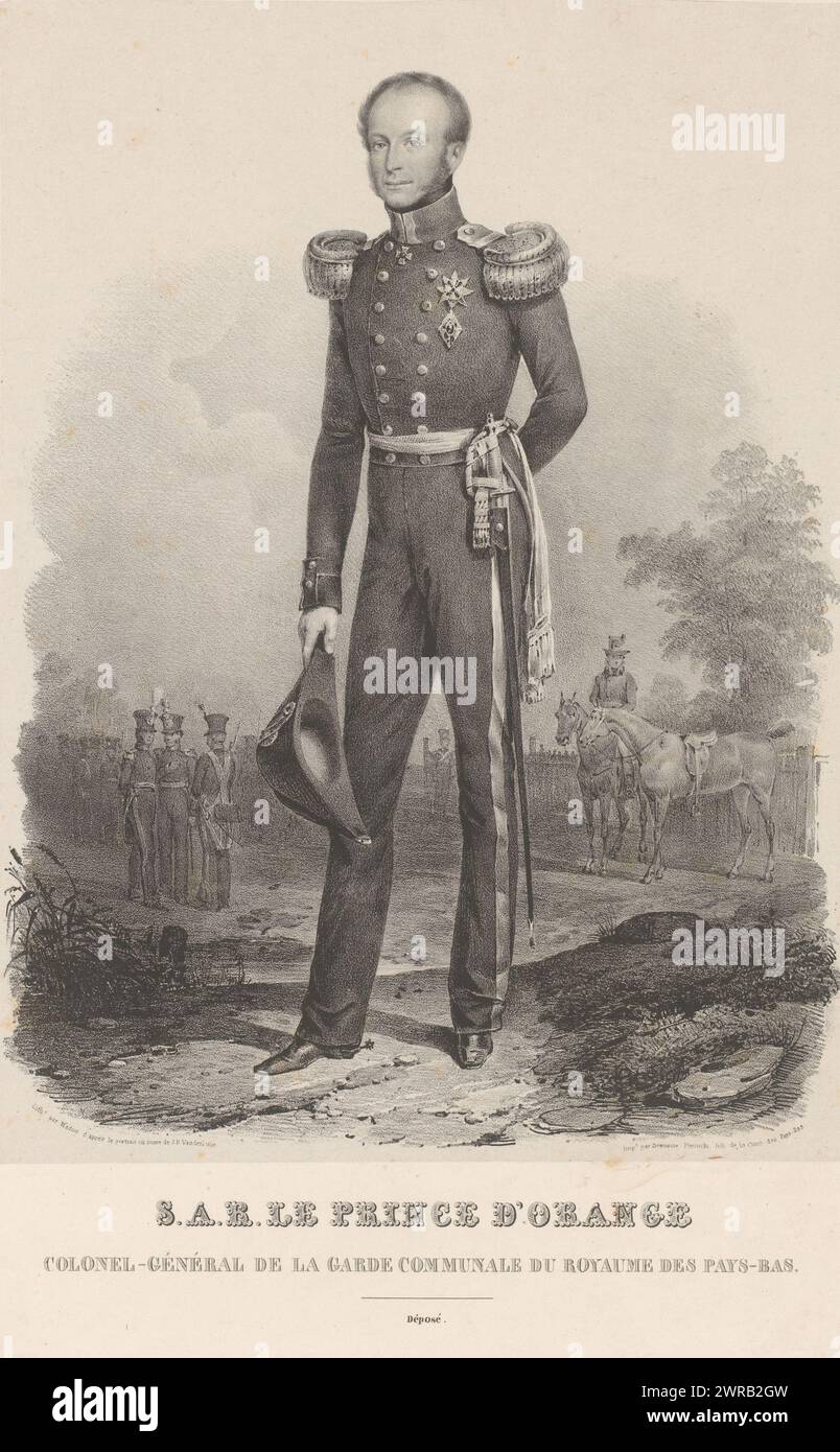 Colonel general de la garde communale du royaume hi-res stock ...