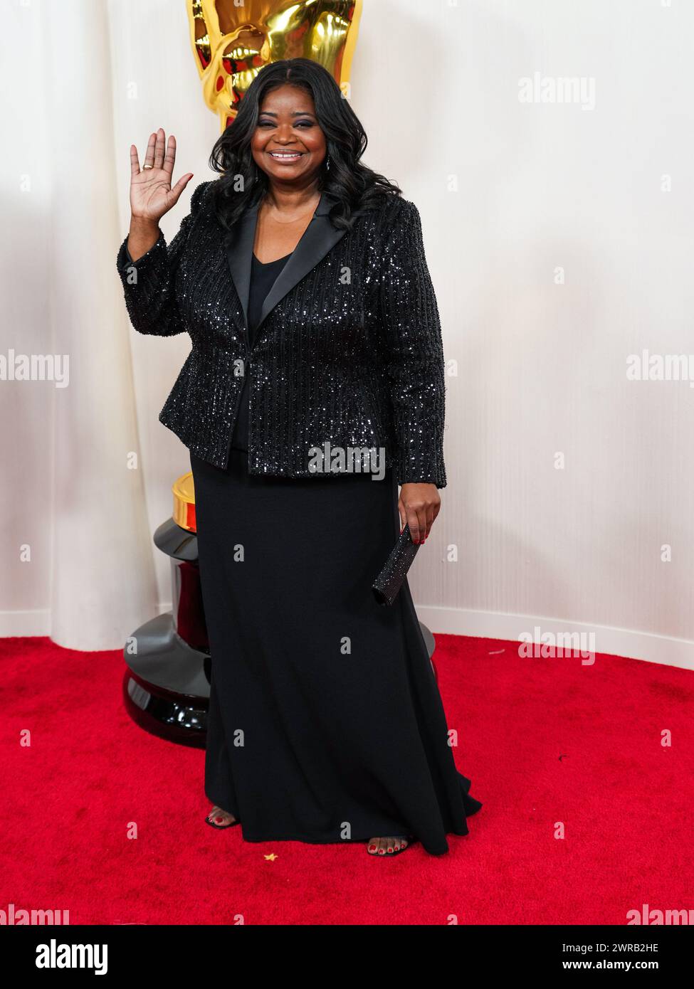 Los Angeles, USA. 10th Mar, 2024. Octavia Spencer walking on the red ...