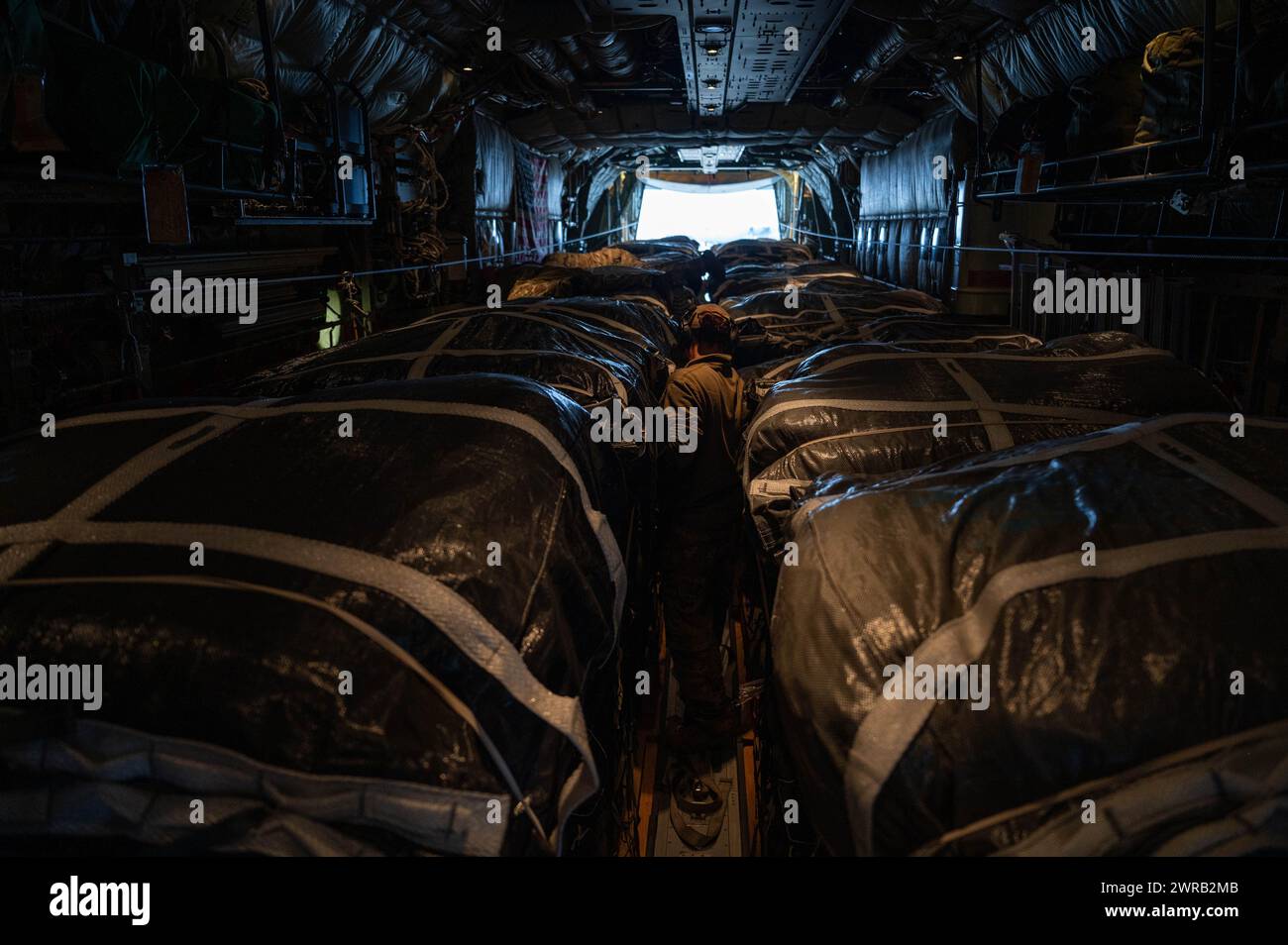 Air dropped aid gaza hi-res stock photography and images - Alamy