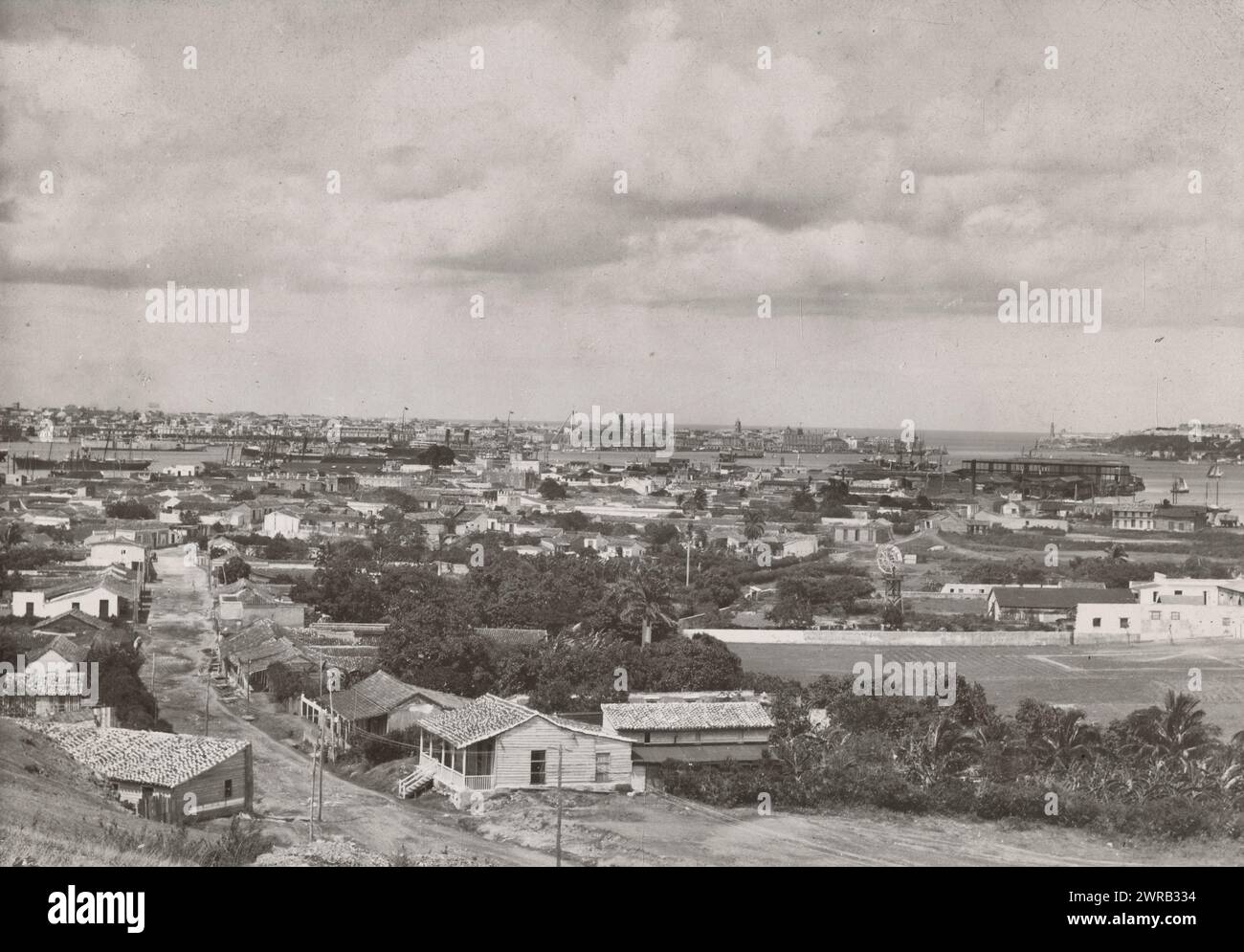 Panorama of Havana Cuba, circa 1920 Stock Photo - Alamy