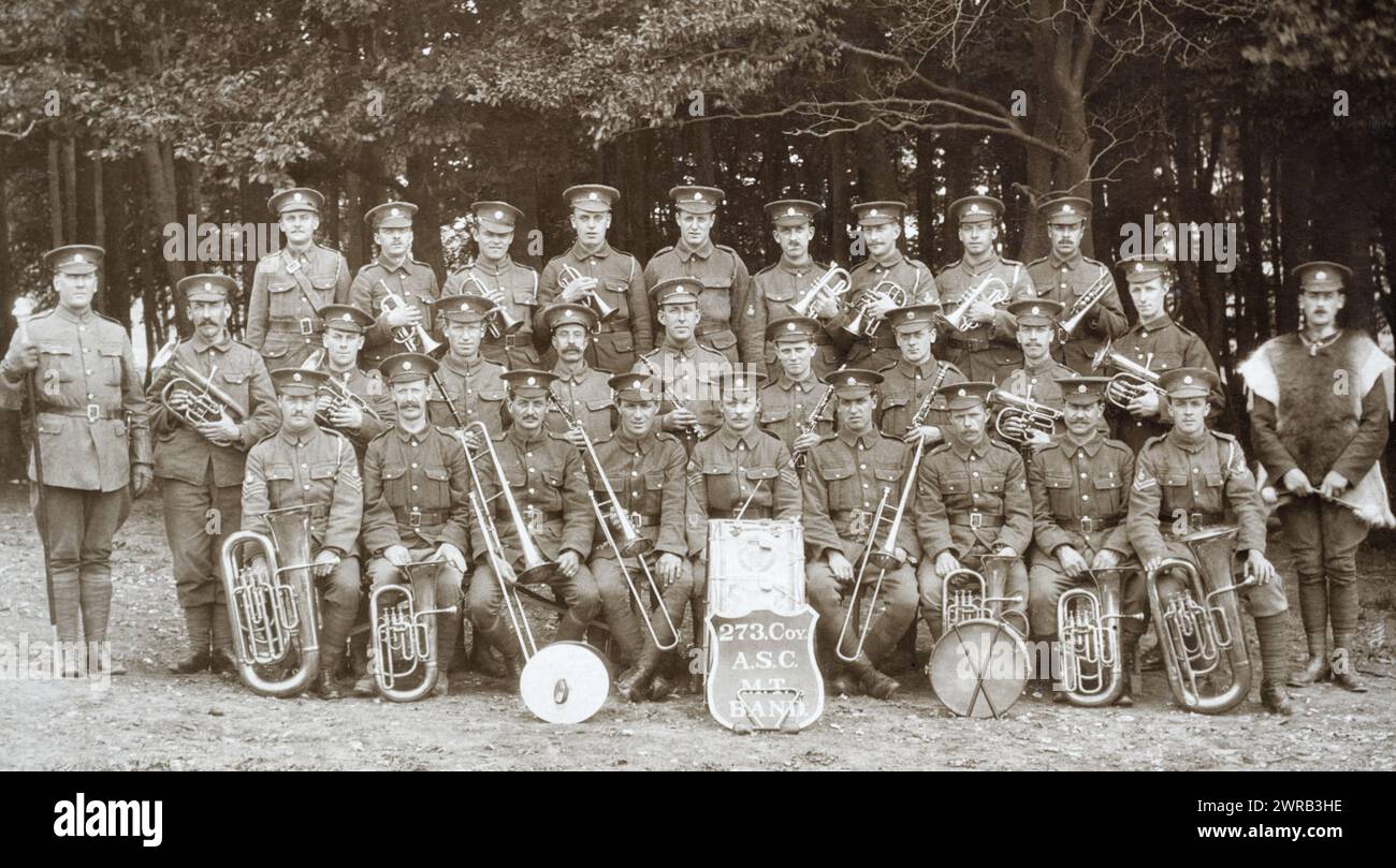 The band of 273 Company (Mechanical Transport), Army Service Corps ...