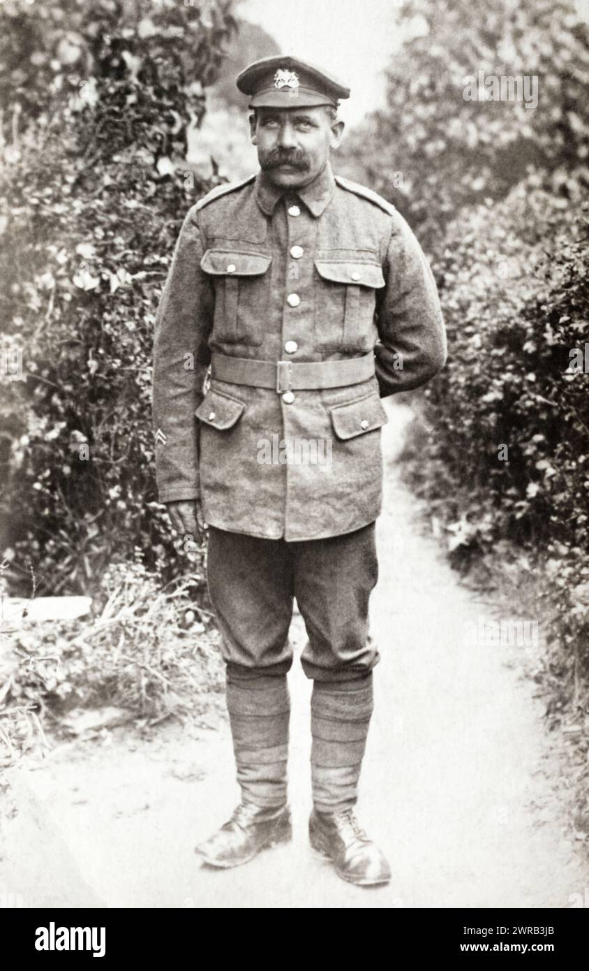 A soldier on the General List during the First World War Stock Photo ...