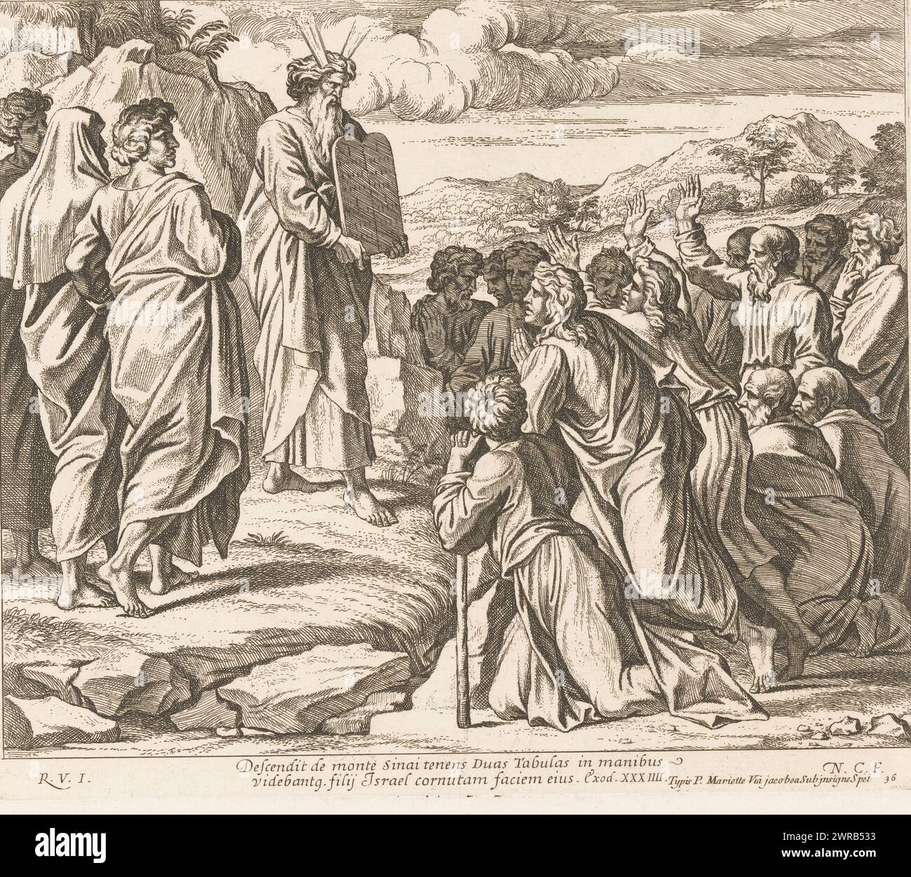 Moses bible painting hi-res stock photography and images - Alamy