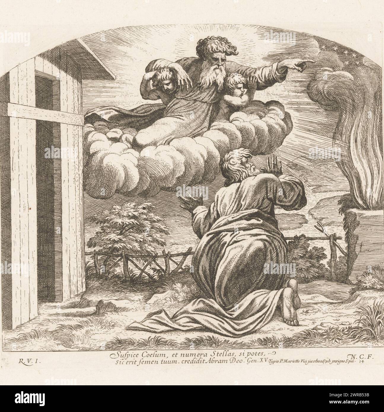 God appears to abraham painting hi-res stock photography and images - Alamy