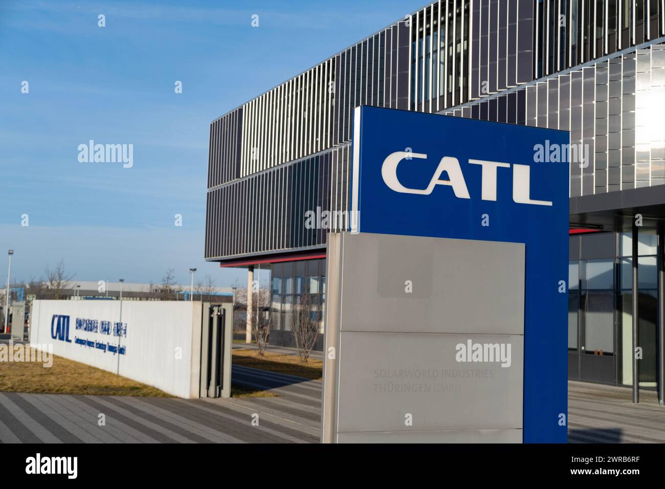 Advertising banner CATL Contemporary Amperex Technology Limited ...