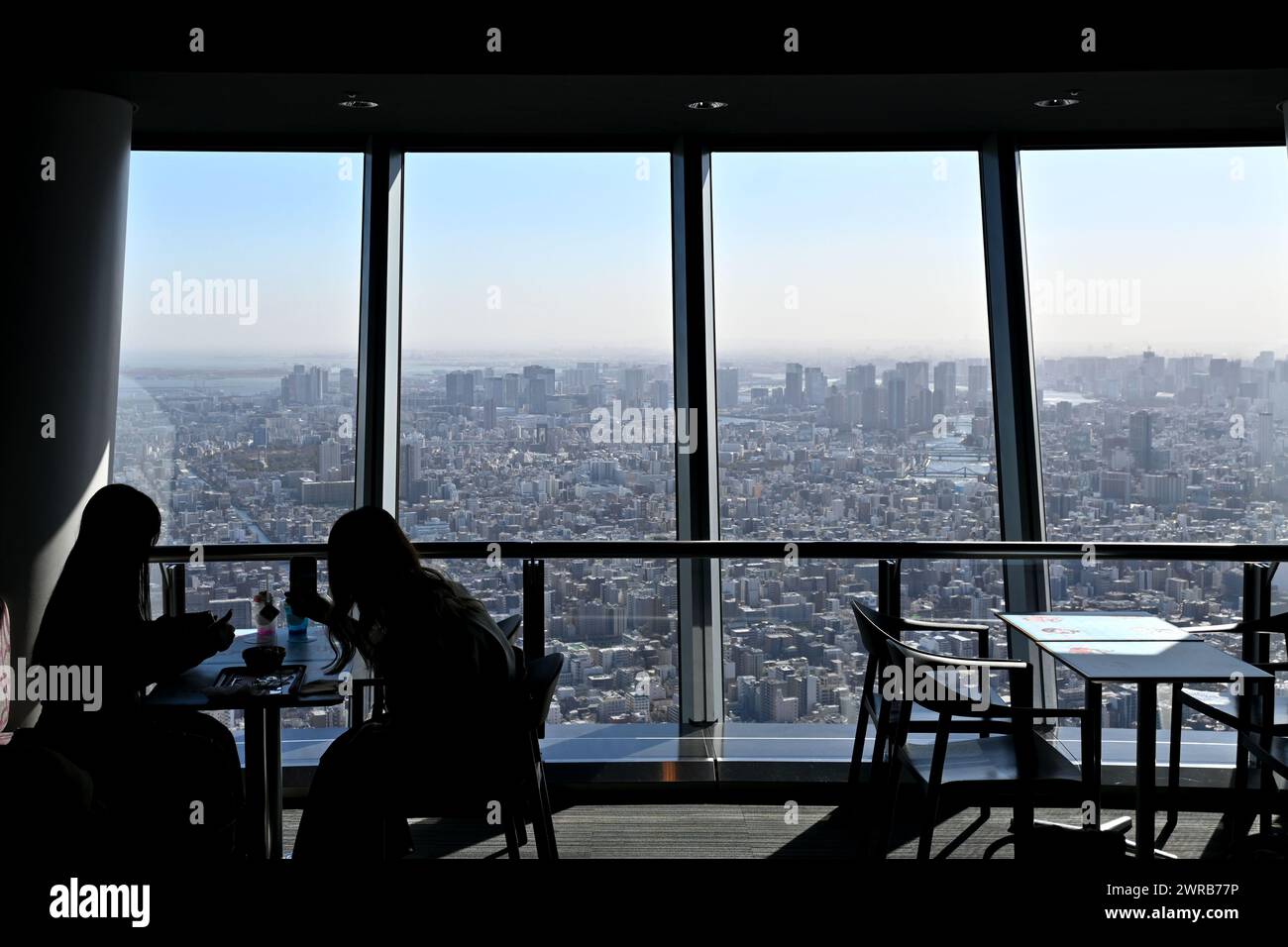 Tokyo Skytree Cafe, floor 340 tembo deck – Sumida City, Tokyo, Japan ...