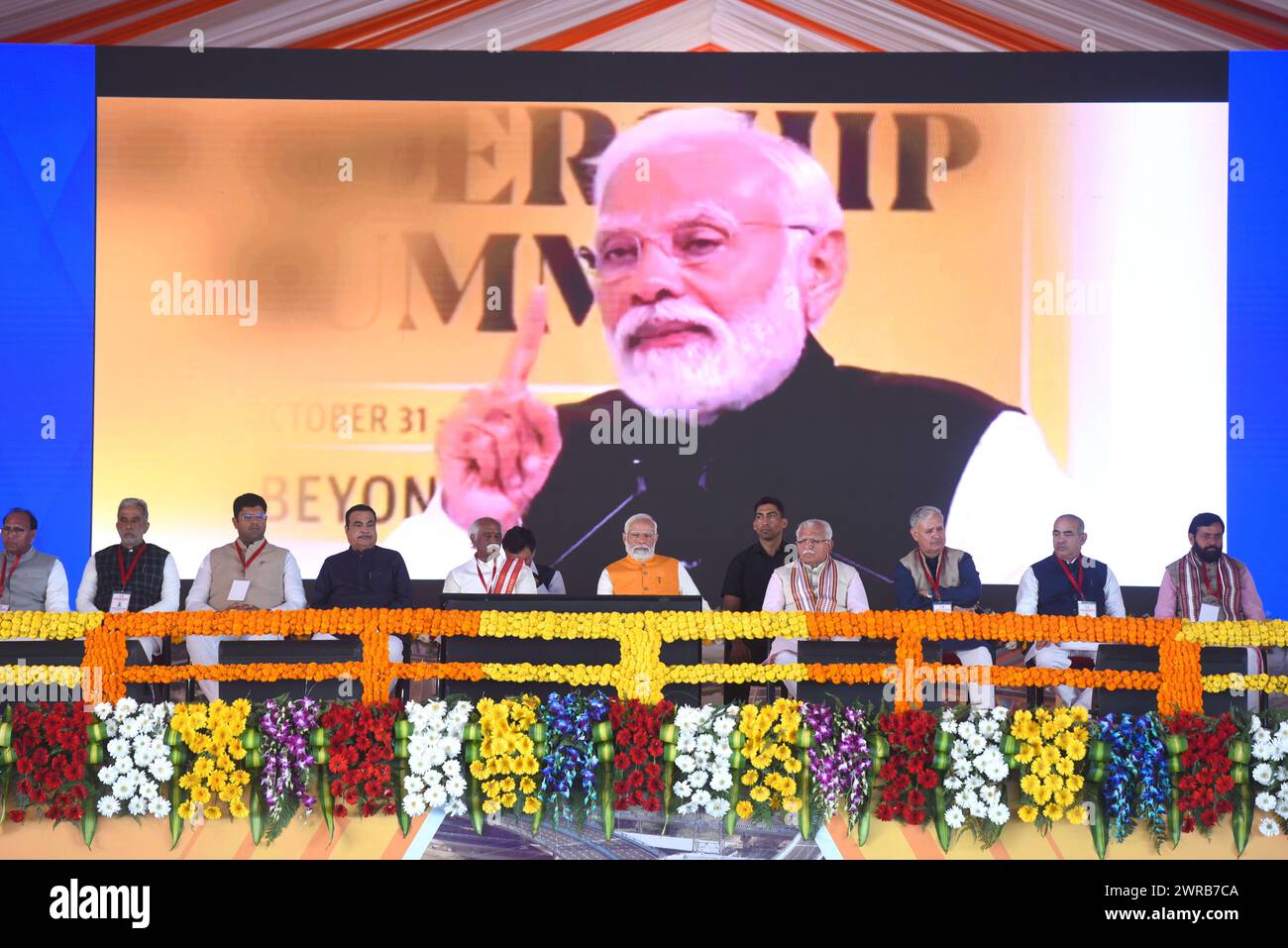 GURUGRAM, INDIA - MARCH 11: Prime Minister Narendra Modi, Cabinet ...
