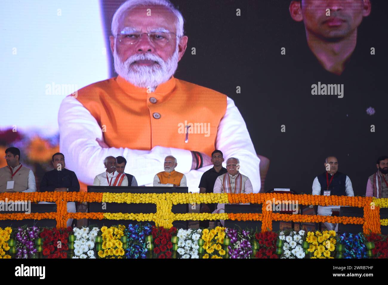 GURUGRAM, INDIA - MARCH 11: Prime Minister Narendra Modi, Cabinet ...