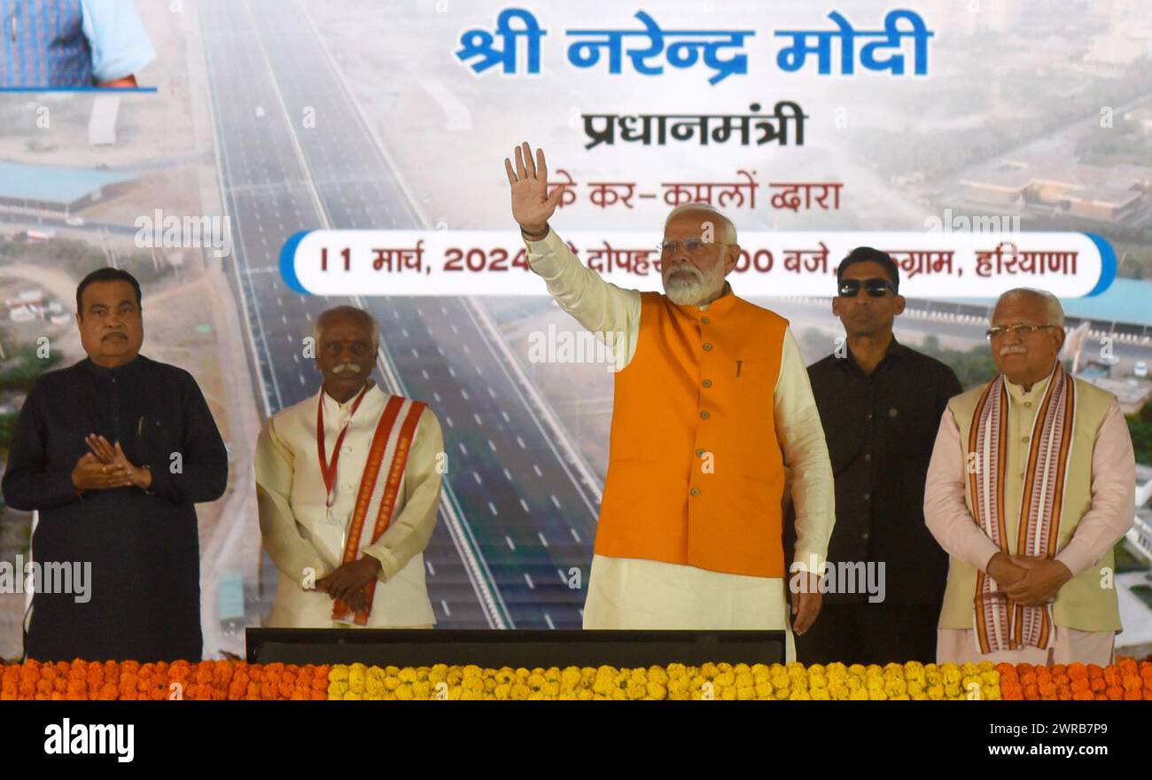 GURUGRAM, INDIA - MARCH 11: Prime Minister Narendra Modi, Cabinet ...