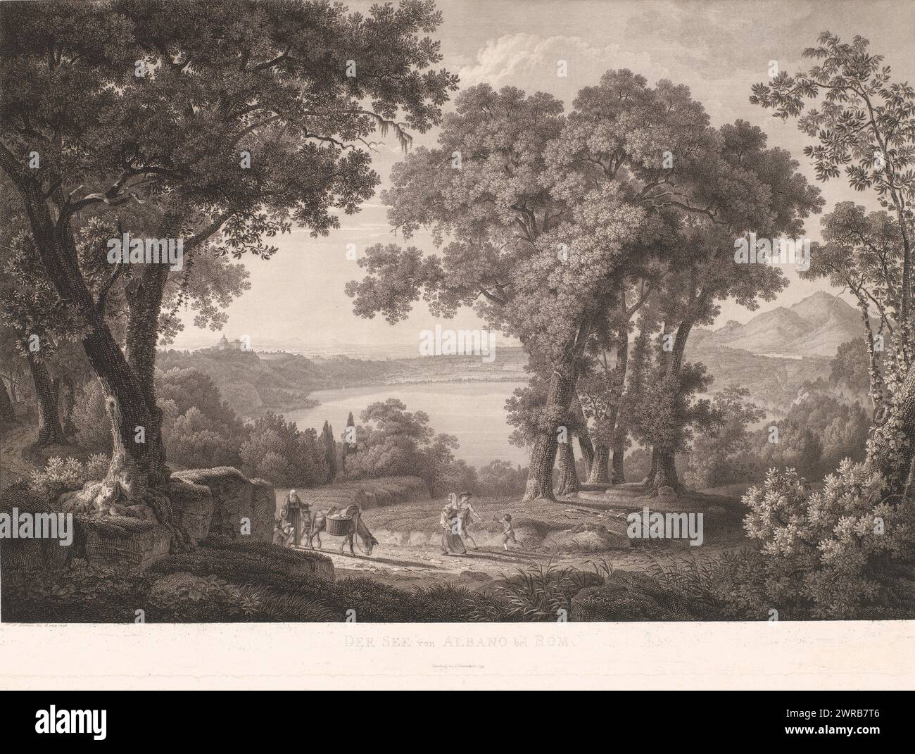 Der see von albano bei rom hi-res stock photography and images - Alamy