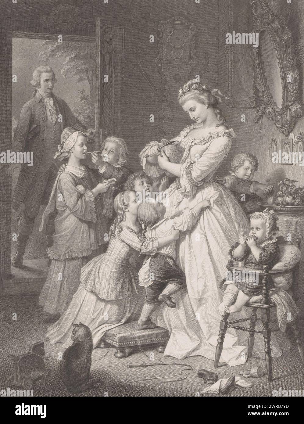 Lotte cuts bread hi-res stock photography and images - Alamy