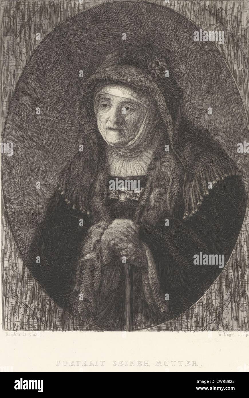 Portrait of Neeltje Willemsdr. Zuytbrouck, Portrait signalman Mutter ...