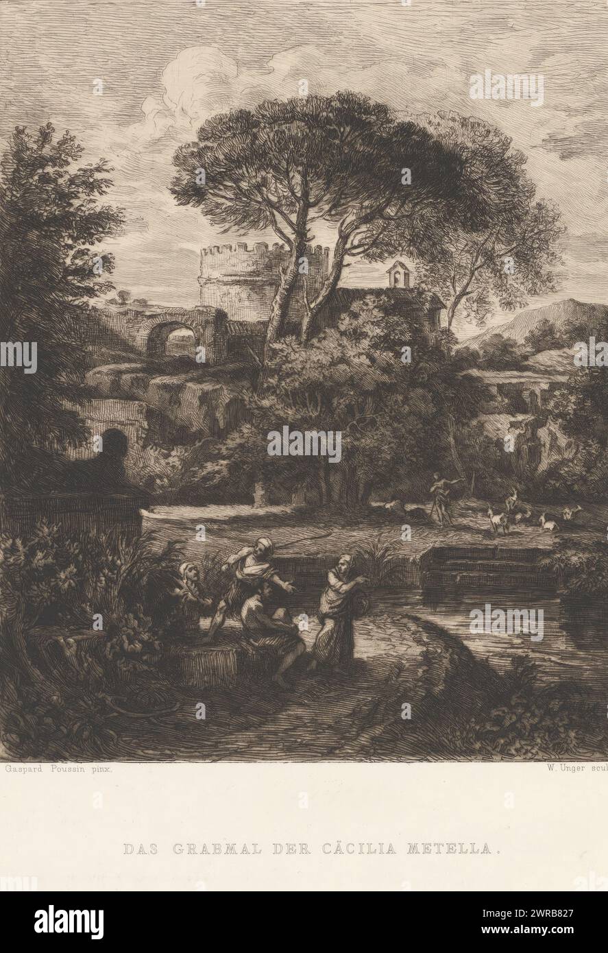 Das grabmal der cacilia metella hi-res stock photography and images - Alamy
