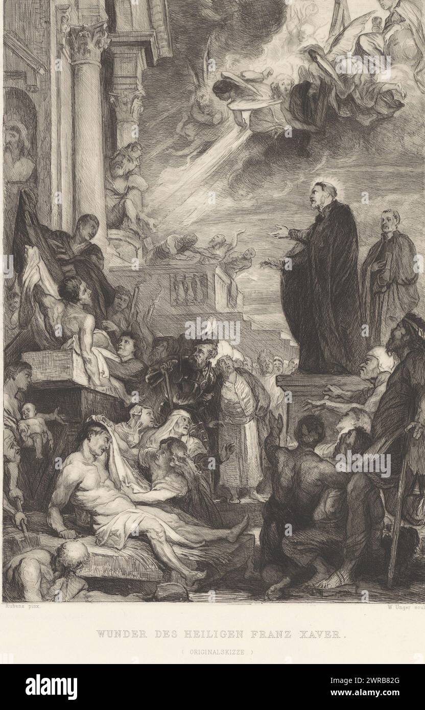 Miracle of Saint Francis Xavier, Miracle of Saints Franz Xavier (title ...