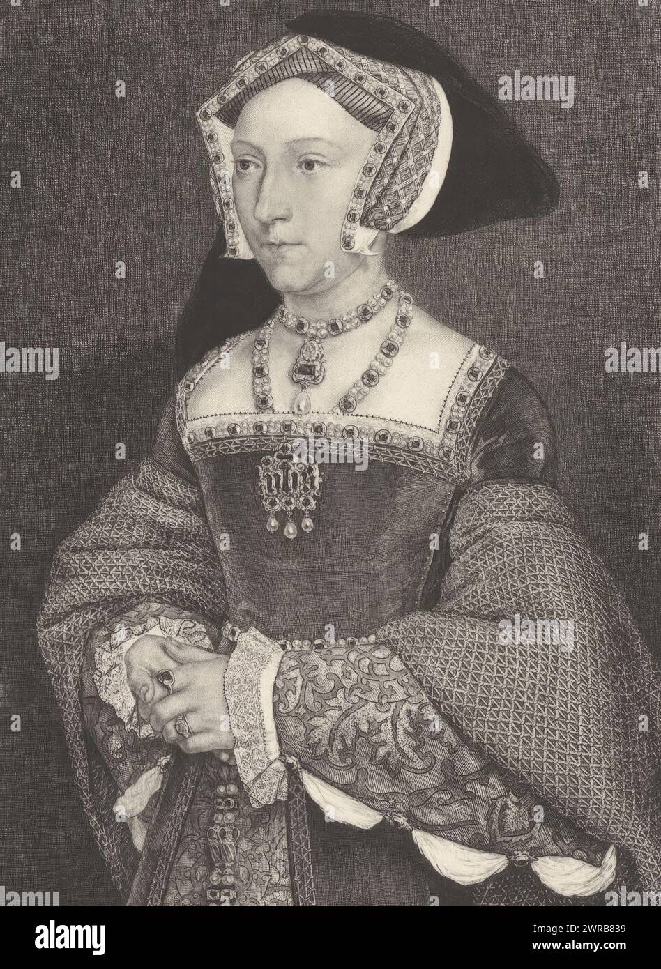 Portrait of Jane Seymour, Jane Seymour (title on object), print maker ...