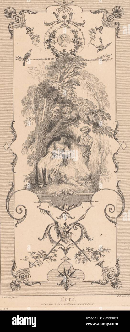 Summer, L'Eté (title on object), The four seasons (series title), Les ...