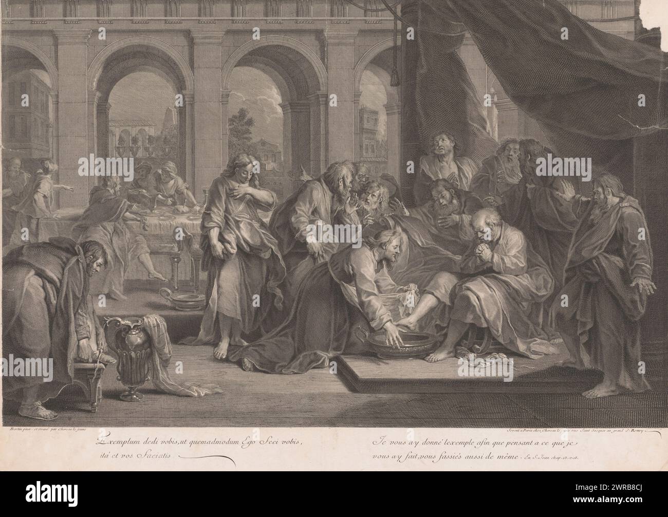 Peters feet washed hi-res stock photography and images - Alamy