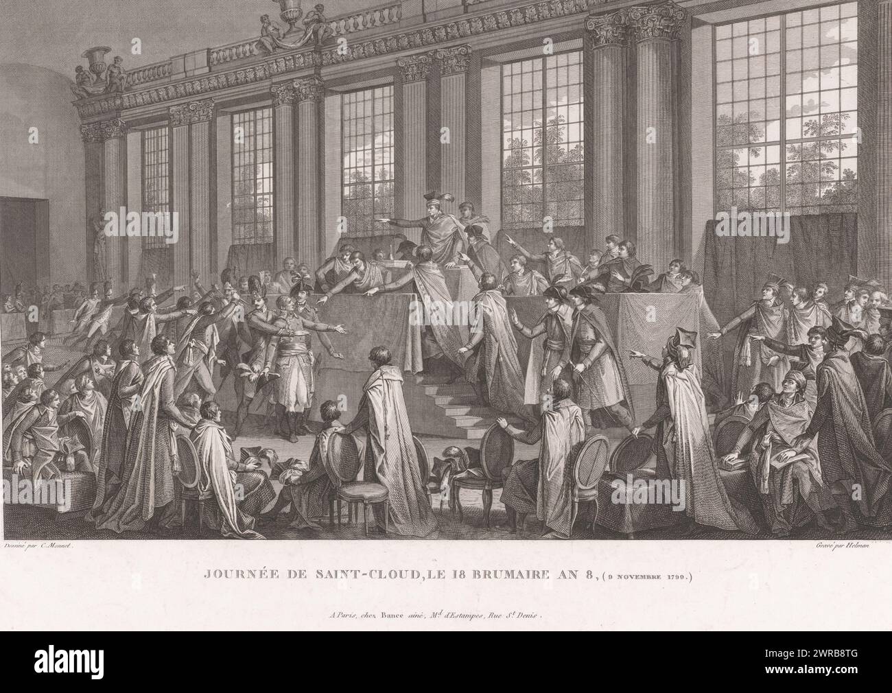 Coup of 18 Brumaire, Journée de Saint-Cloud, le 18 Brumaire An 8, (9 ...