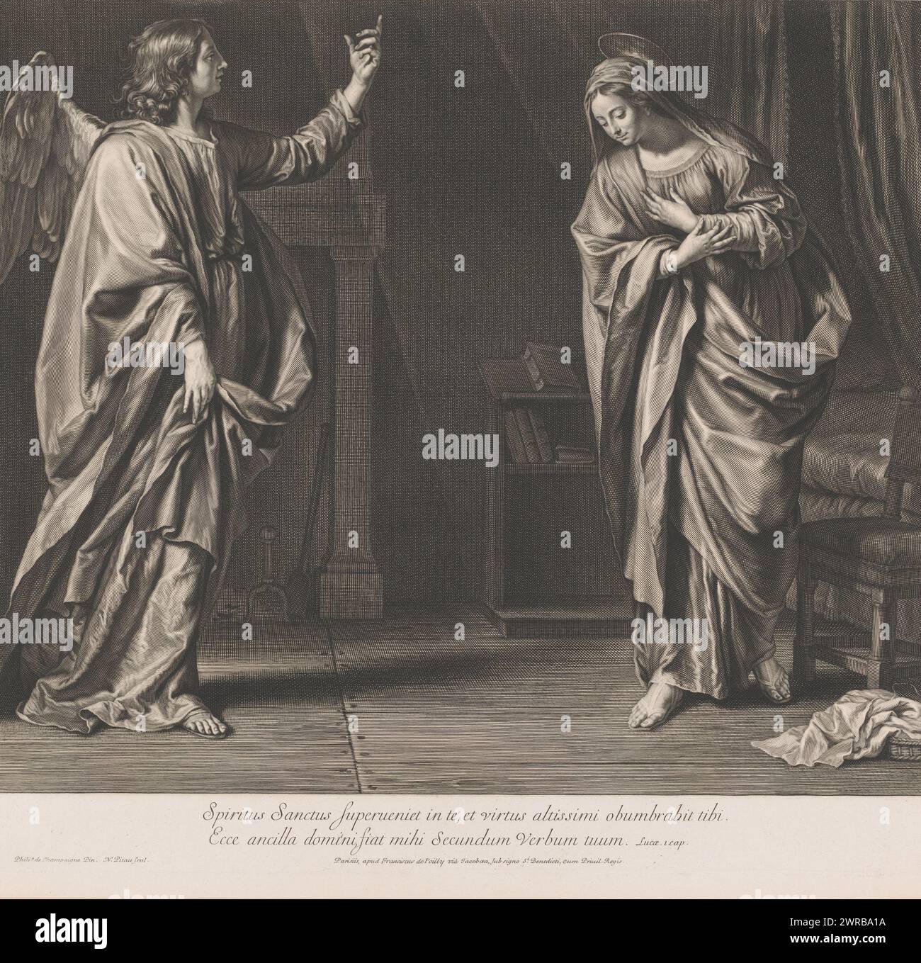 Mary and the angel gabriel hi-res stock photography and images - Alamy