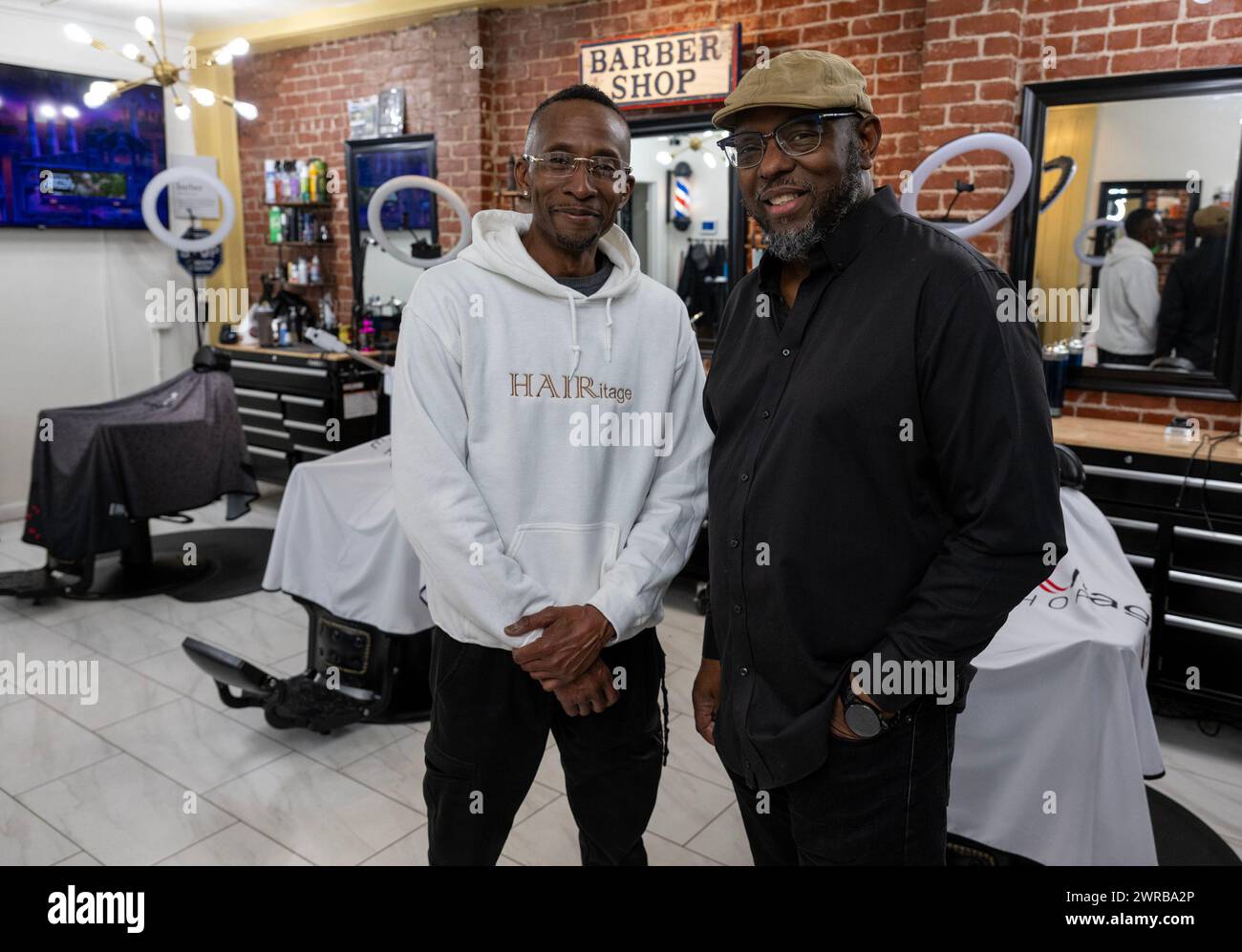 Sacramento, Ca, USA. 29th Feb, 2024. Brothers Rodney and Marichal Brown ...
