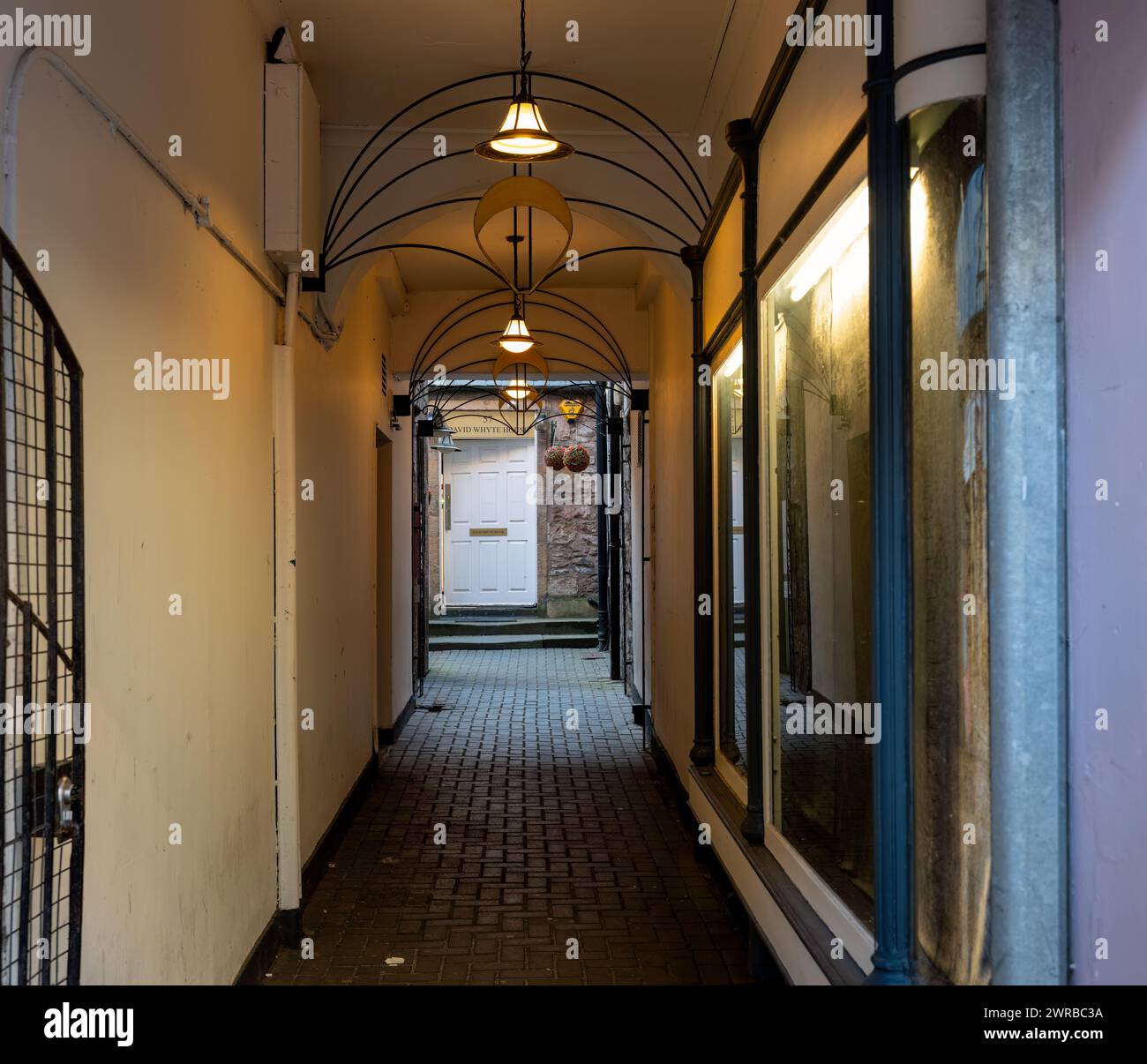 7 March 2024. Inverness,Highlands,Scotland. This is the lane heading to ...