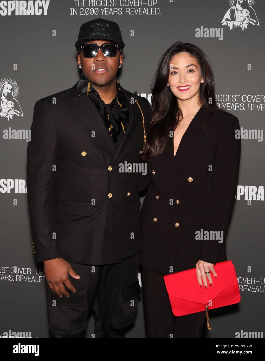 London, UK. Marlon Wallen and Tia Wallen at the Christspiracy world ...