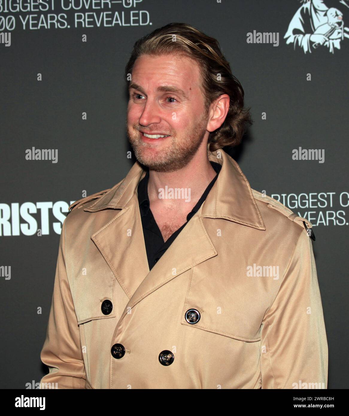 London, UK. Dan Dewhurst at the Christspiracy world premiere. Tate ...