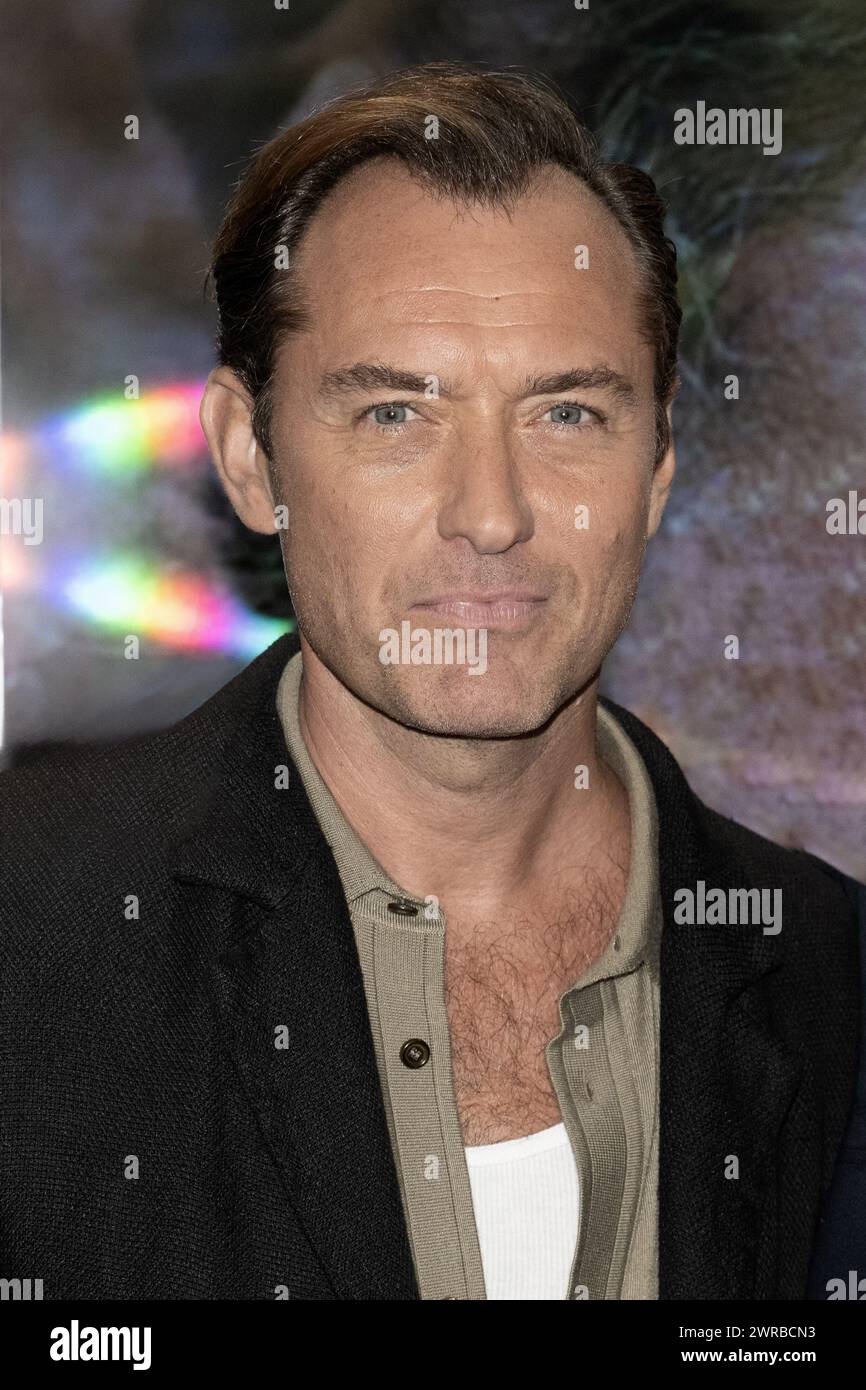 Paris, France. 10th Mar, 2024. Actor Jude Law attends the Firebrand ...