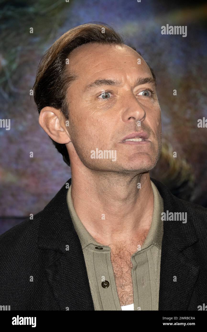 Paris, France. 10th Mar, 2024. Actor Jude Law attends the Firebrand ...