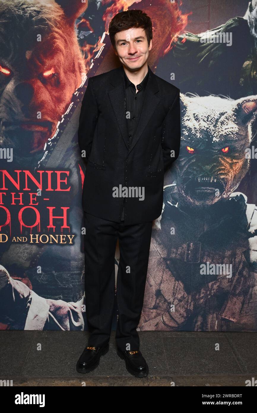 London, UK. 11 March 2024. Scott Chambers attending the Winnie the Pooh ...
