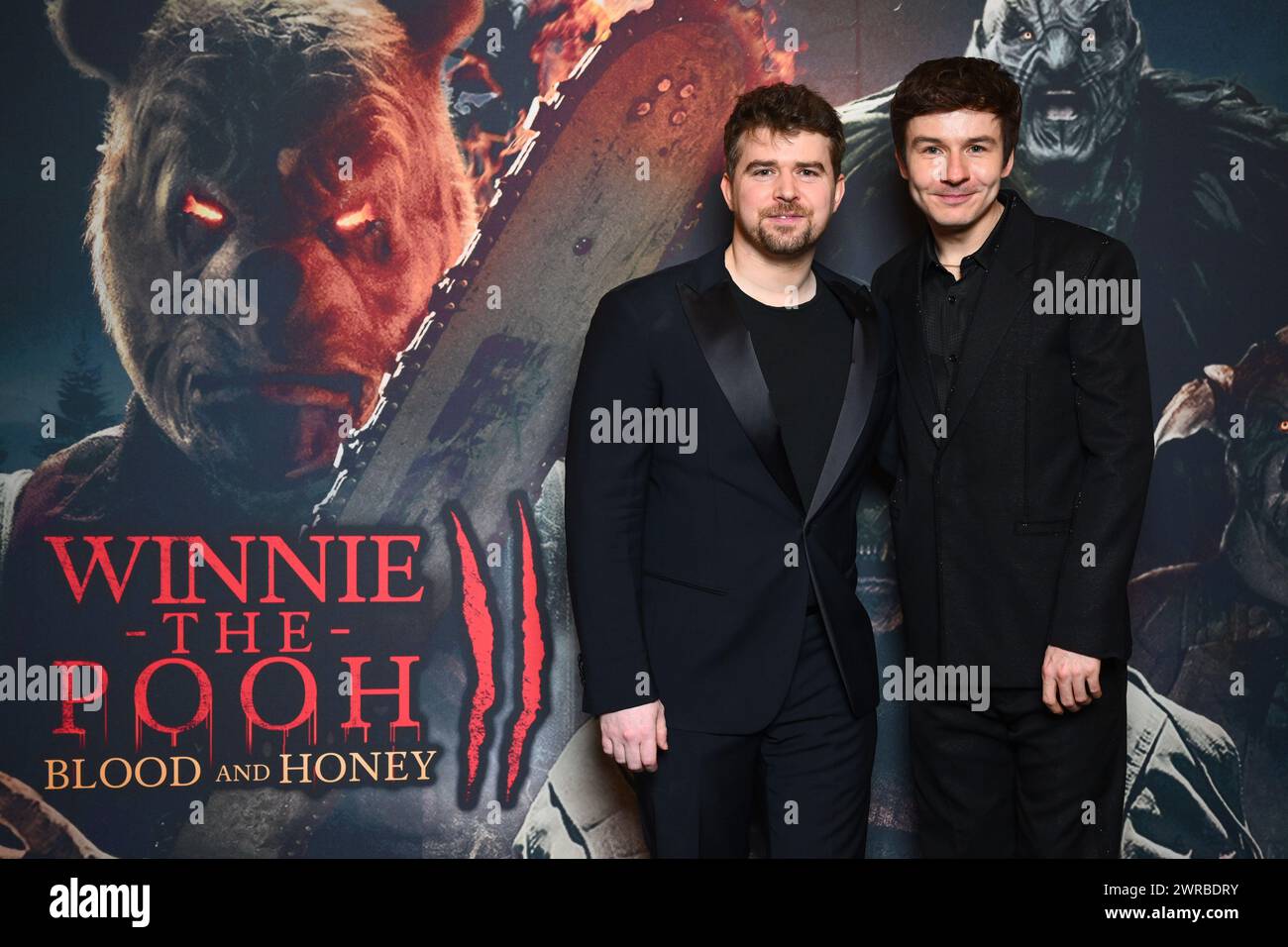 London, UK. 11 March 2024. Rhys Frake-Waterfield and Scott Chambers ...