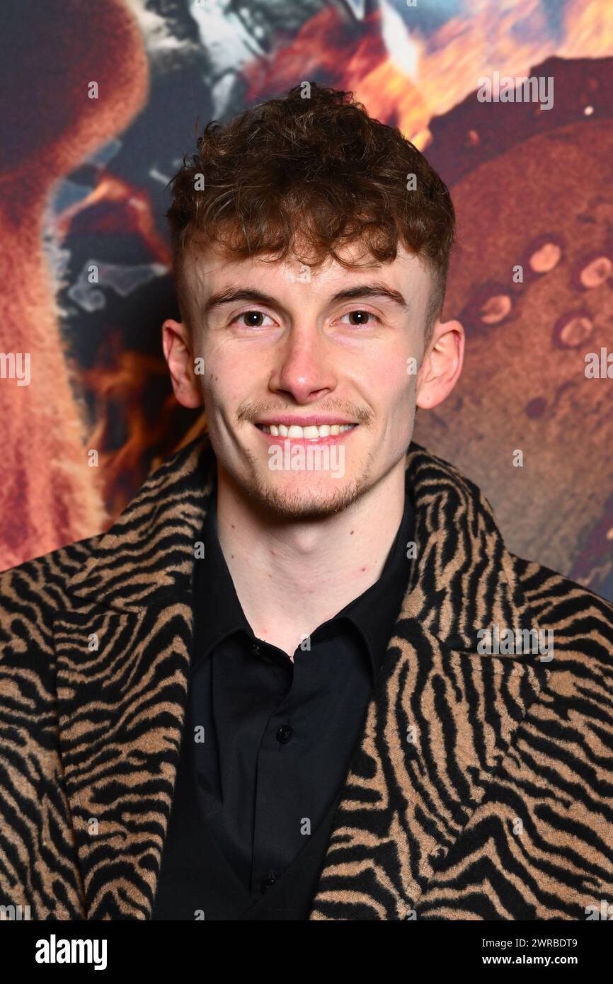 London, UK. 11 March 2024. Lewis Santer attending the Winnie the Pooh ...