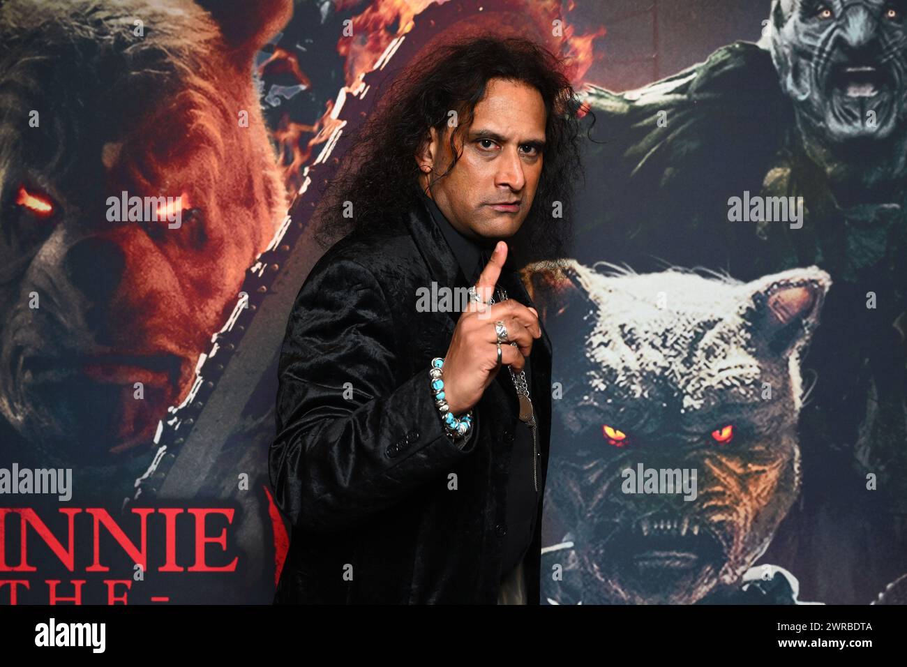 London, UK. 11 March 2024. Marcus Massey attending the Winnie the Pooh ...
