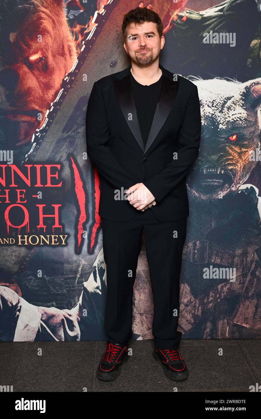 London, UK. 11 March 2024. Rhys Frake-Waterfield attending the Winnie ...