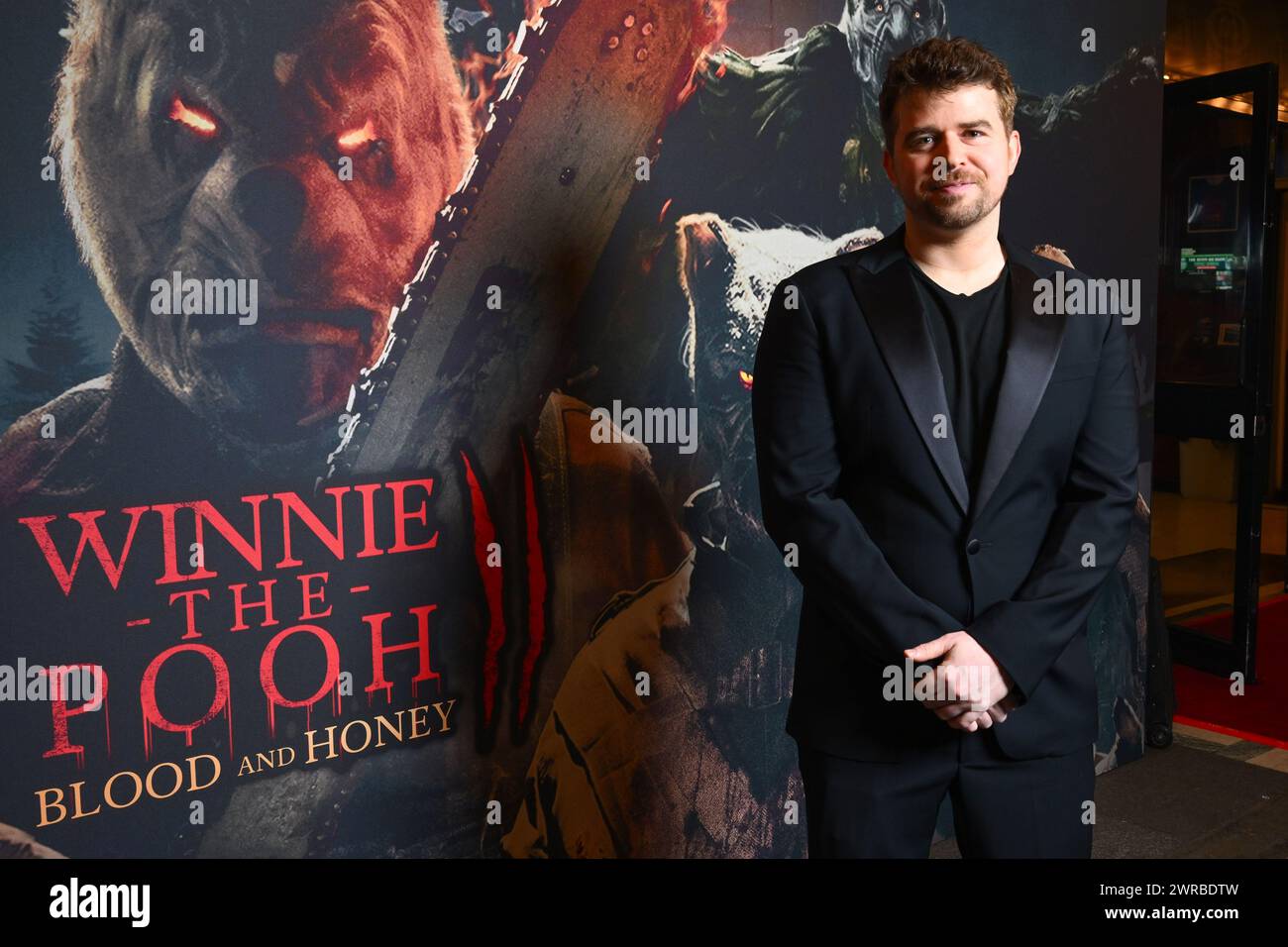 London, UK. 11 March 2024. Rhys Frake-Waterfield attending the Winnie ...