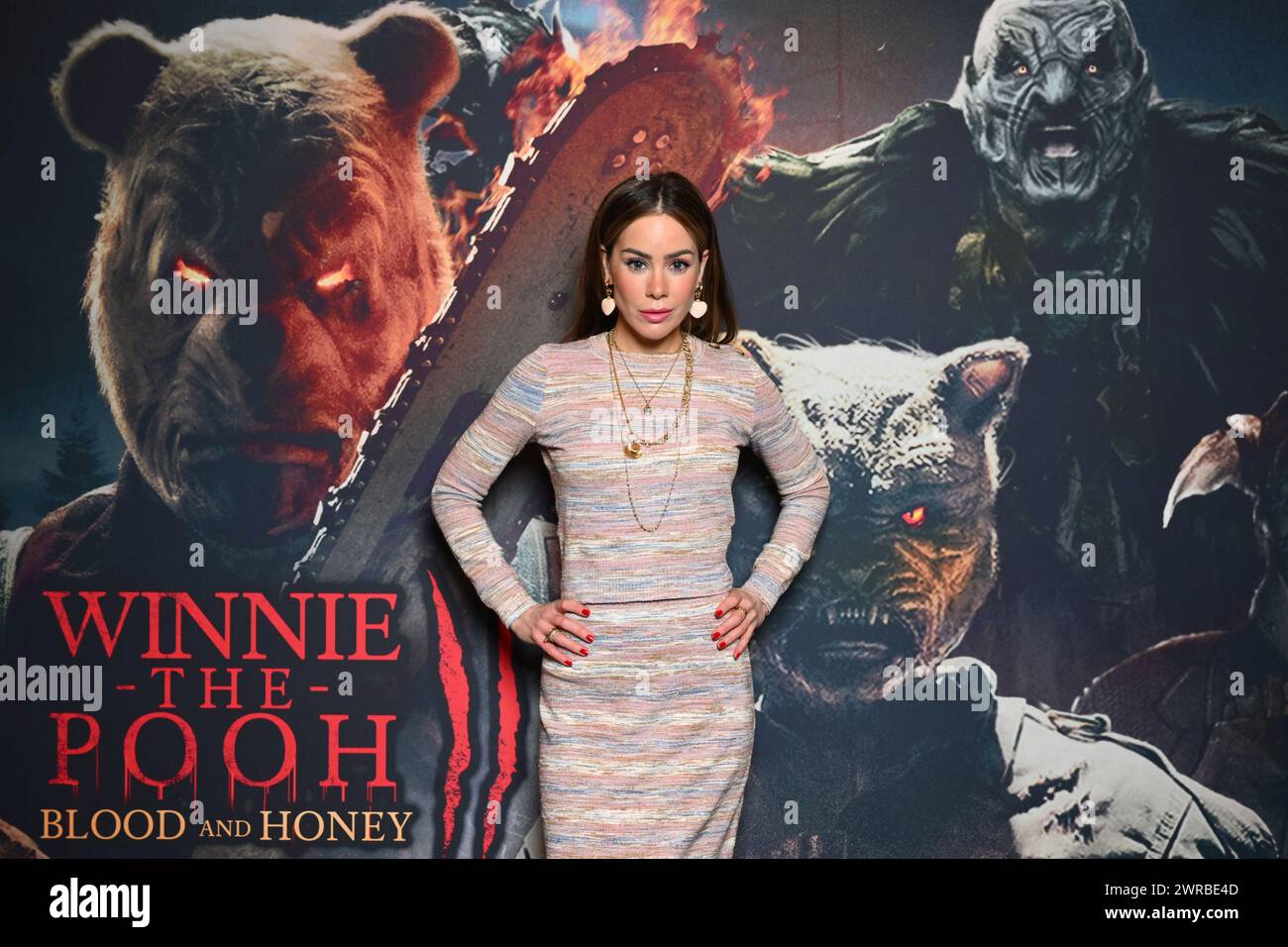London, UK. 11 March 2024. Roxanne McKee attending the Winnie the Pooh ...