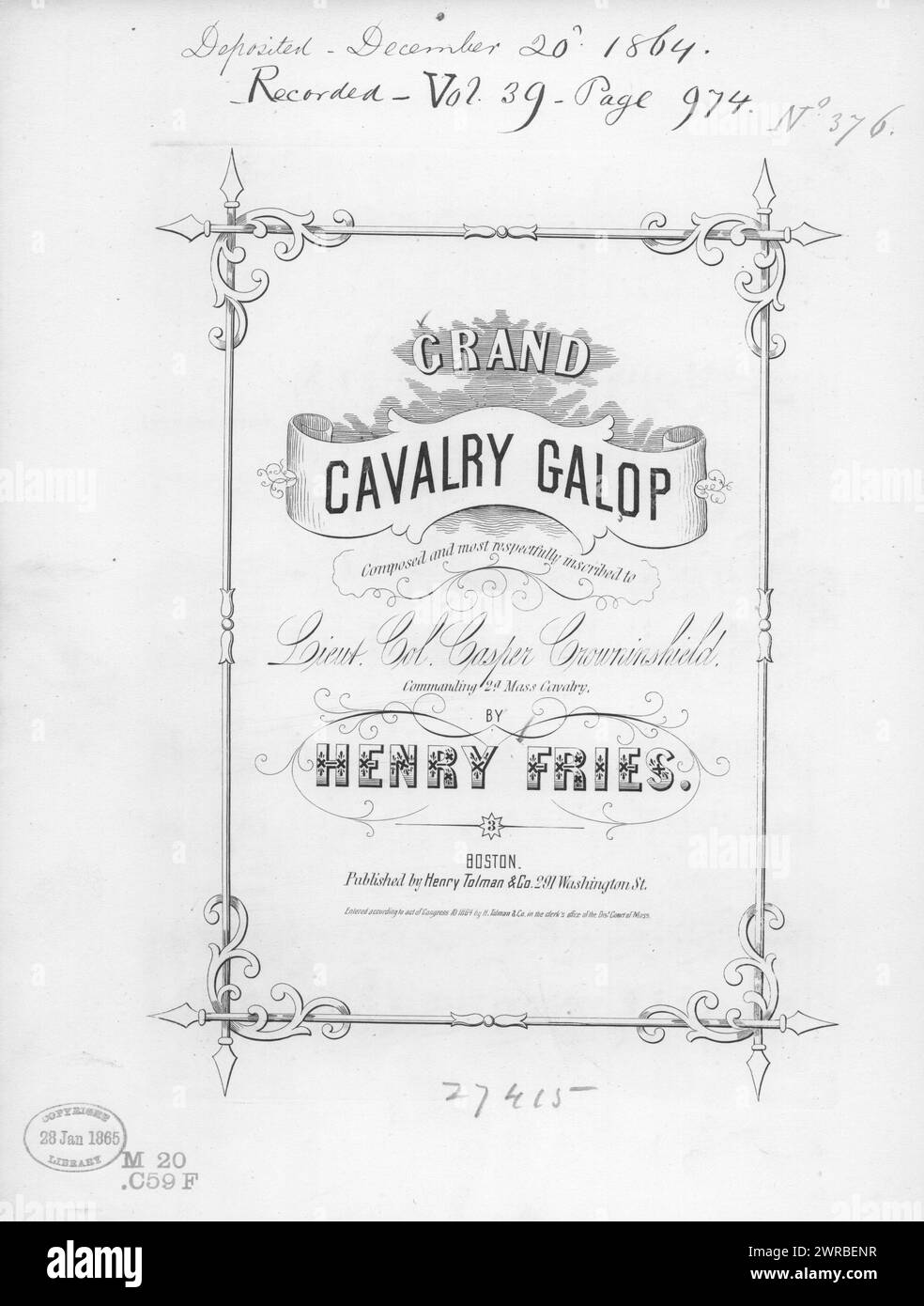 Cavalry signal galop hi-res stock photography and images - Alamy